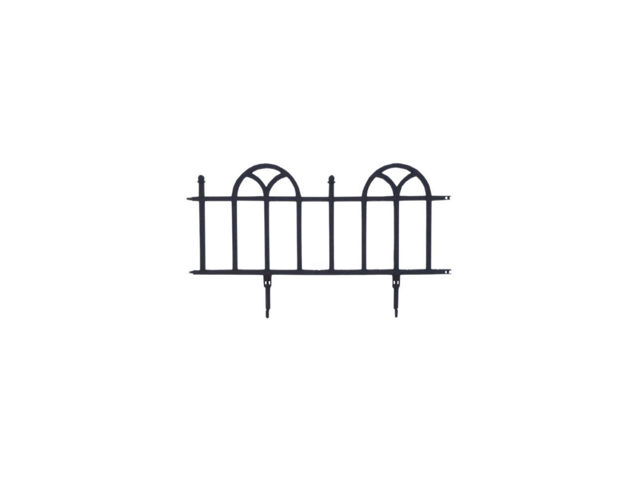 Easy Gardener 8840 24" Forged Wrought Iron Decorative Border - Newegg.com