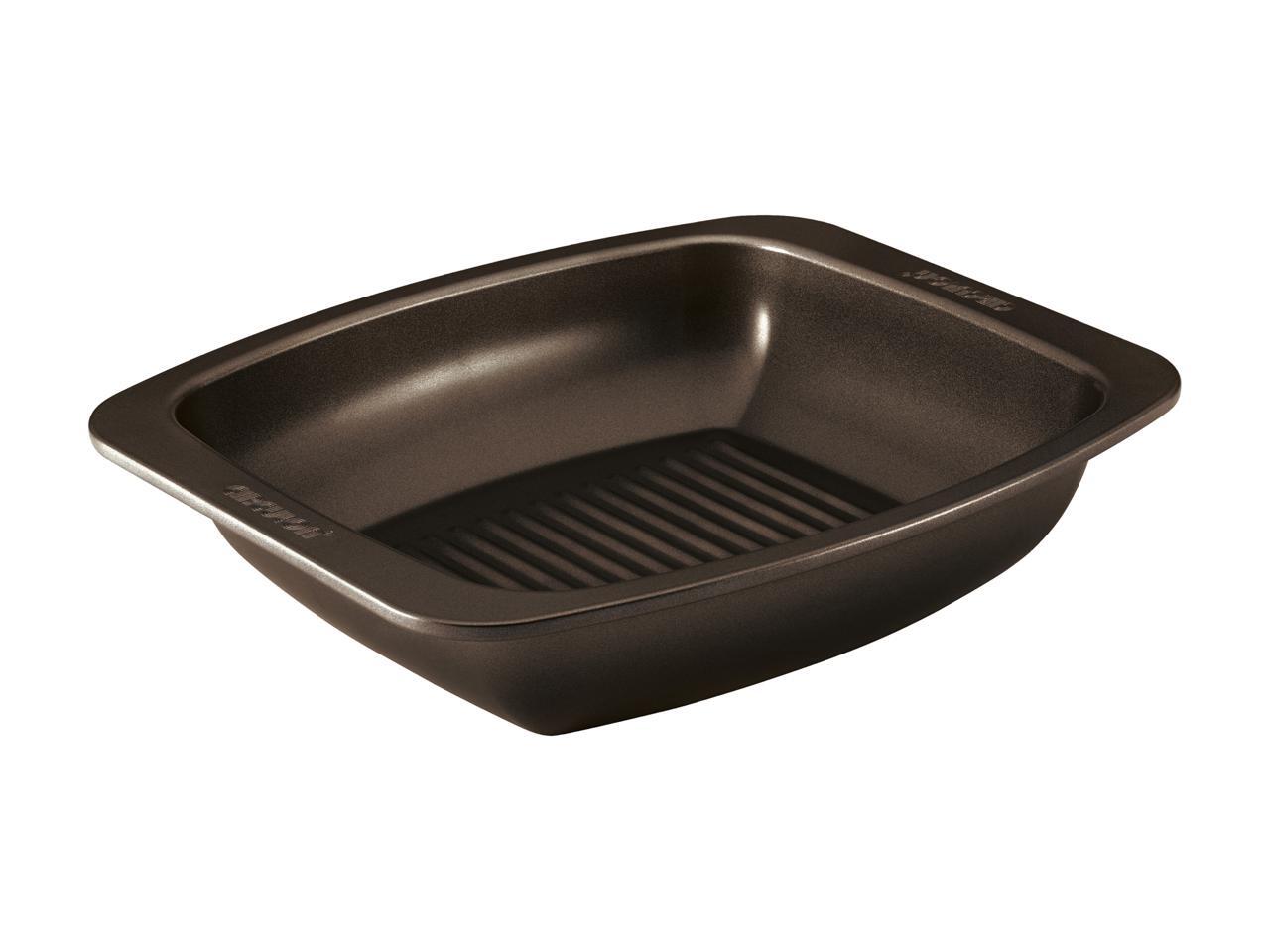 Circulon Chocolate Nonstick Bakeware Roaster with Self Rack, 16.5-Inch ...