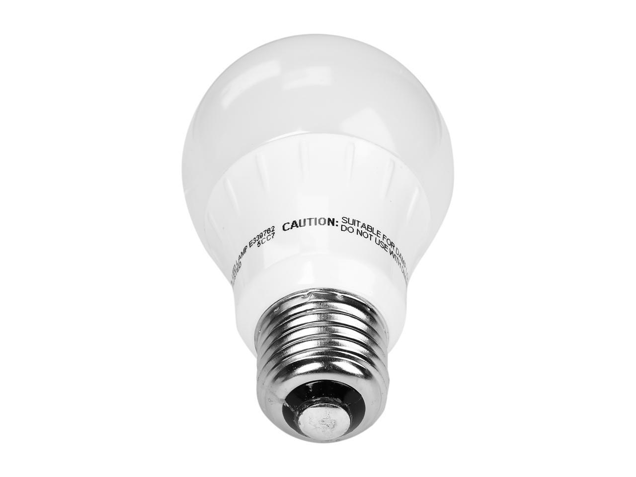Energetic Lighting A19 40W Replacement LED Light Bulbs, E26, 450 Lumen ...