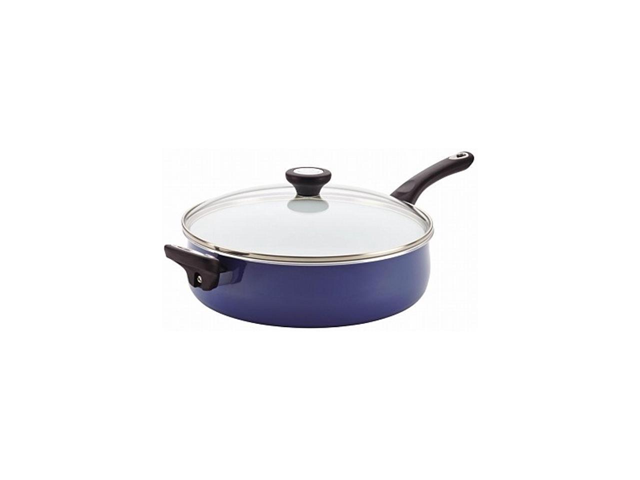 Farberware purECOok Ceramic Non-Stick Cookware 5 Qt. Covered Jumbo ...