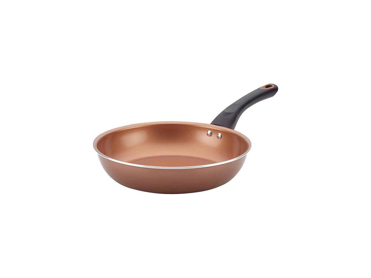 Farberware Glide Copper Ceramic Nonstick Skillet Twin Pack, Copper ...
