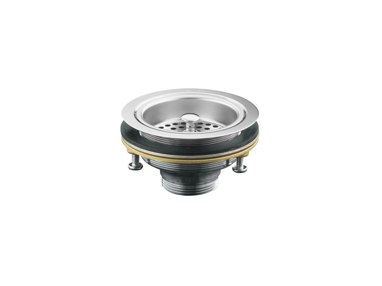 KOHLER K-8799-CP Duostrainer Sink Strainer, Less Tailpiece - Newegg.com