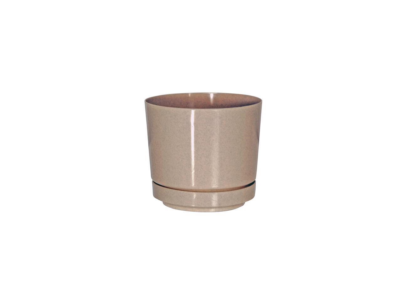 Dynamic Design 16" Sand Hi-Gloss Finish Planters Full Depth - Newegg.com