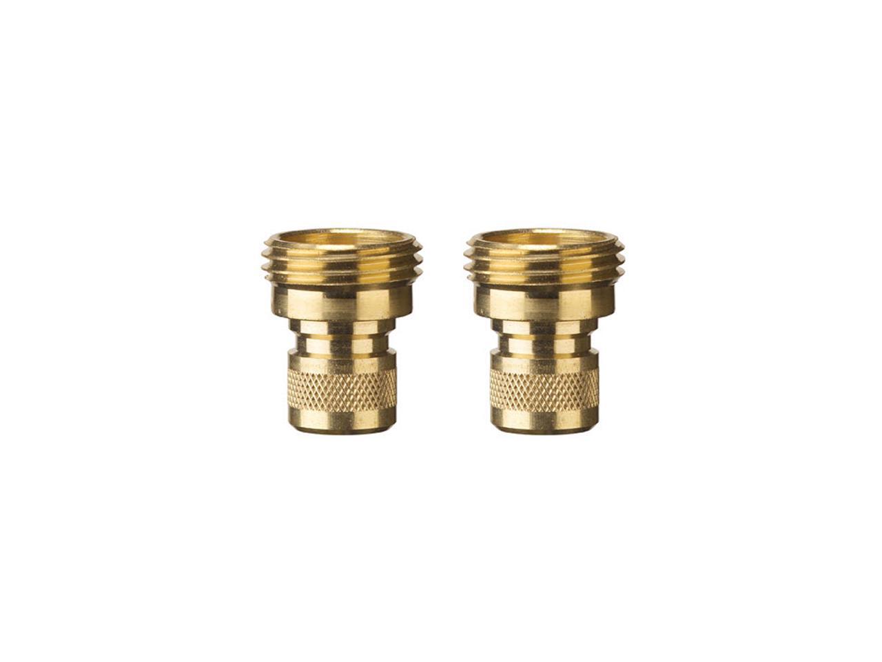 Nelson 50335 Brass Male Quick Connectors 2 Pack - Newegg.com