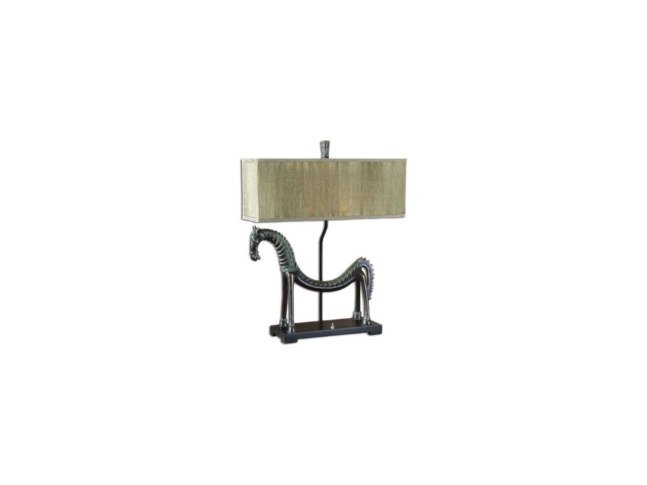Uttermost Billy Moon Tamil Horse Table Lamp Gold Frame - Newegg.com
