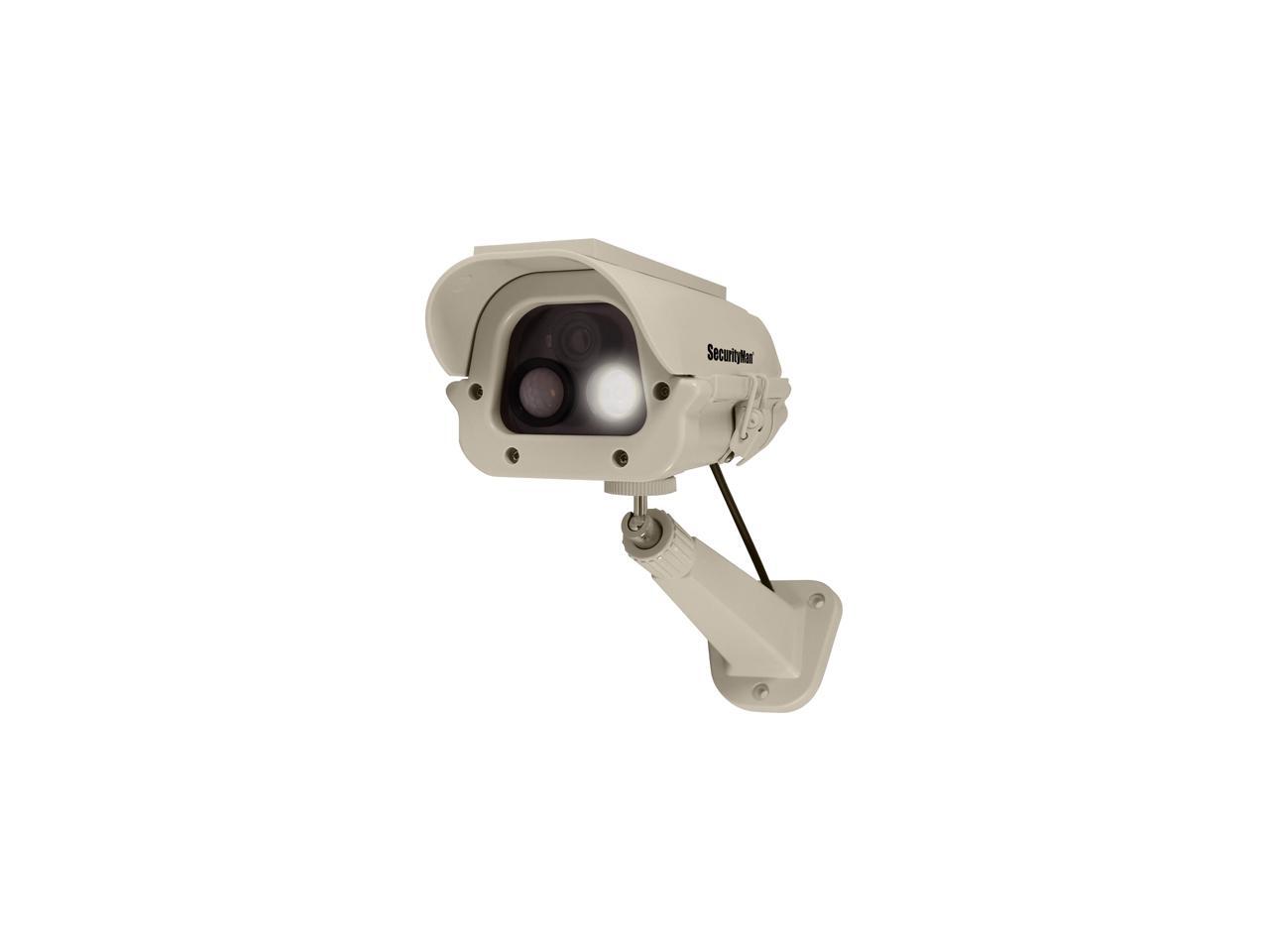 Securityman (DUMCAM-SLM) Solar Powered 100 Lumens LED Spotlight Dummy ...