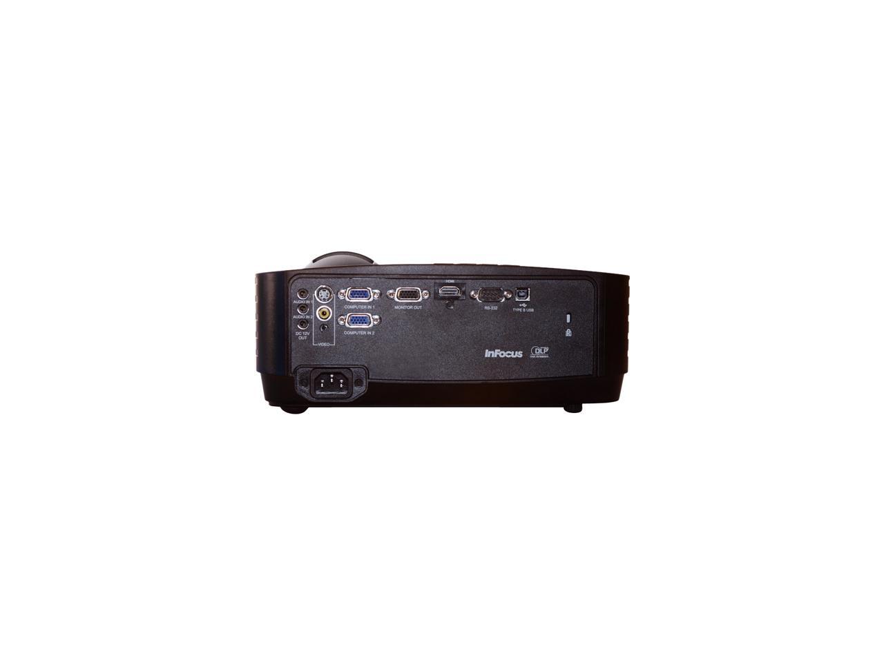 InFocus IN116A 1280x800 WXGA 3000 Lumens HDMI 1.4 & Dual VGA Inputs ...