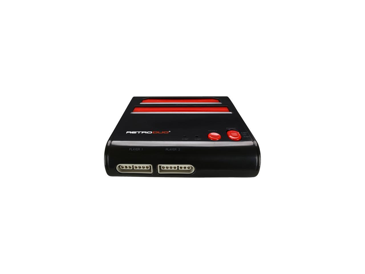 Retro-bit Retro Duo 2-in-1 Console SNES and NES Compatible Red/Black ...