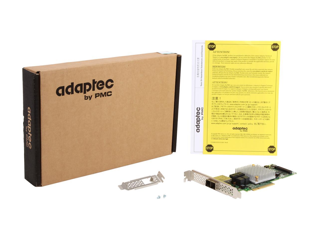 Adaptec 2277000-R Adaptec Series 8 RAID Adapters - 12Gb/s SAS - PCI ...