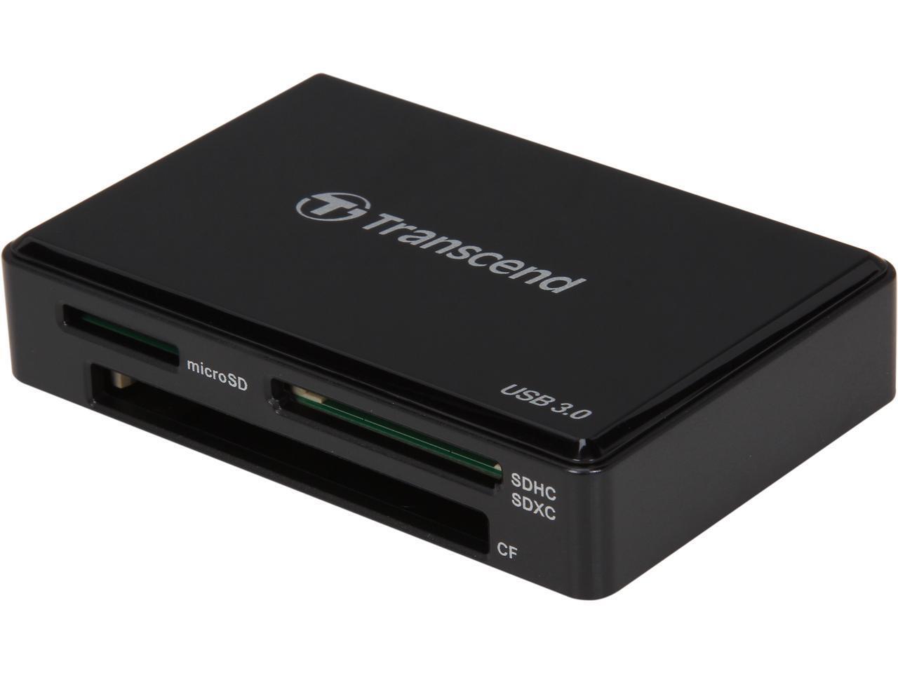 Transcend TS-RDF8K USB 3.0 Support SDHC/SDXC/UDMA6/UDMA7 CF and MSXC ...