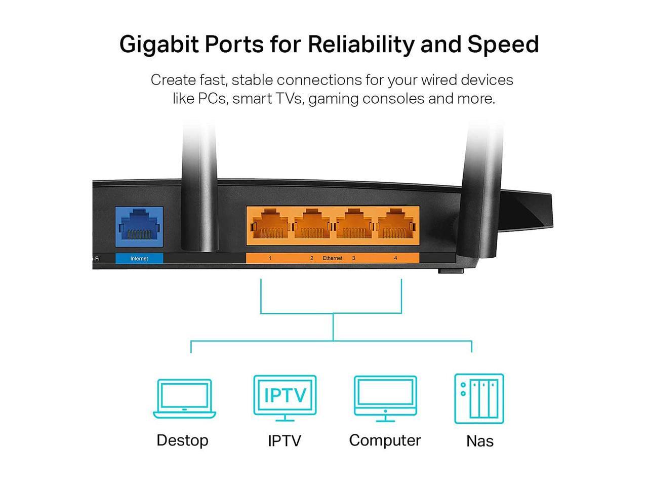 TP-Link AC1900 Smart WiFi Router (Archer A8) -High Speed MU-MIMO ...