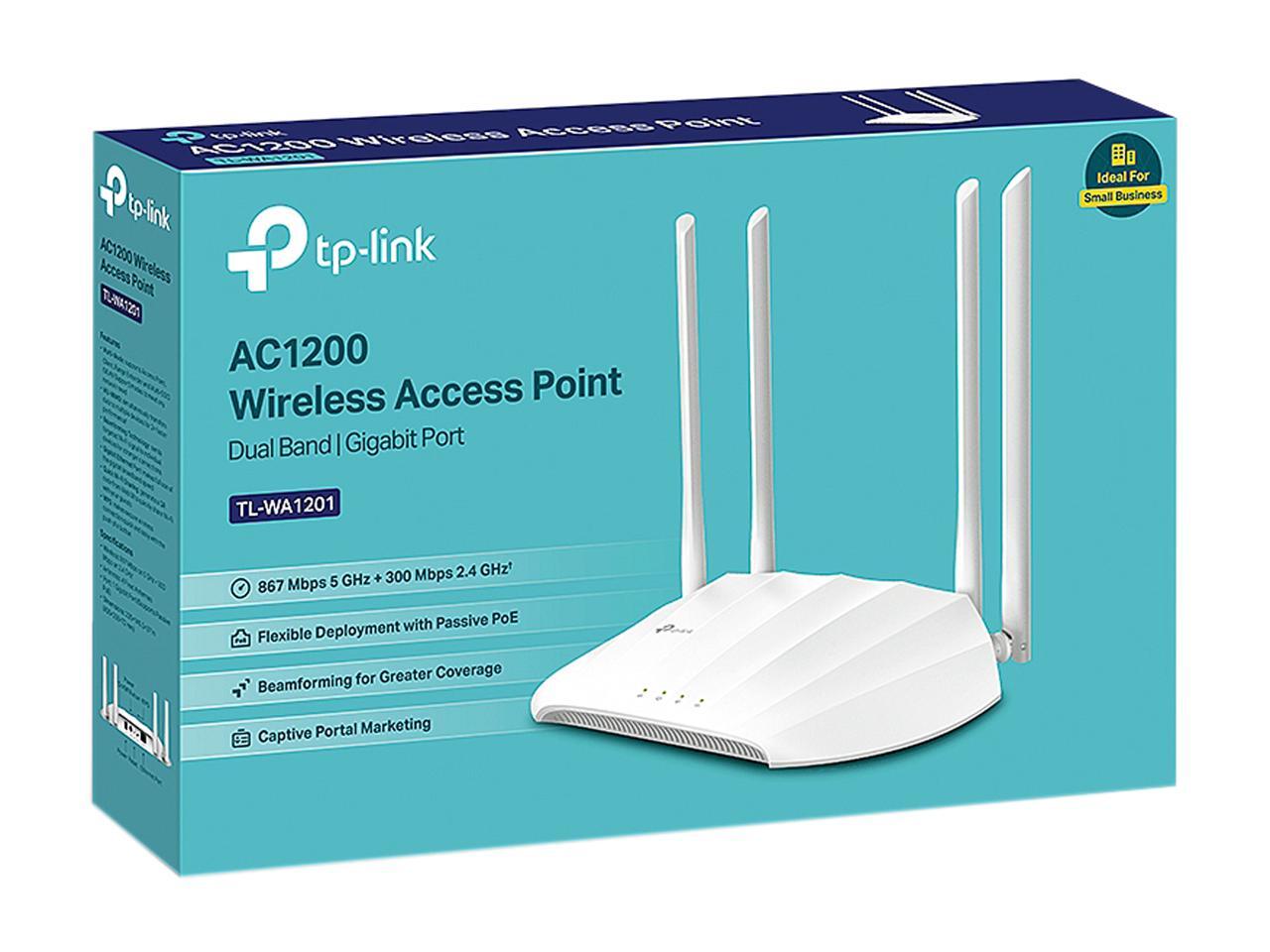 TP-Link AC1200 Wireless Gigabit Access Point | Desktop WiFi Bridge | MU-MIMO & Beamforming ...