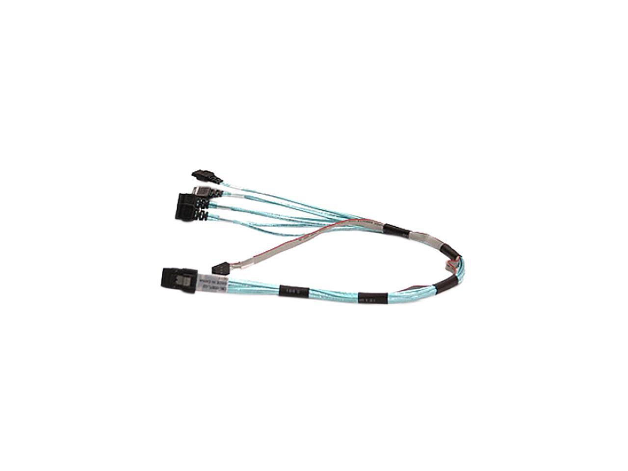 Supermicro CBL-0237L IPASS to 4-SATA Cable w/ 70cm Sideband PBF ...