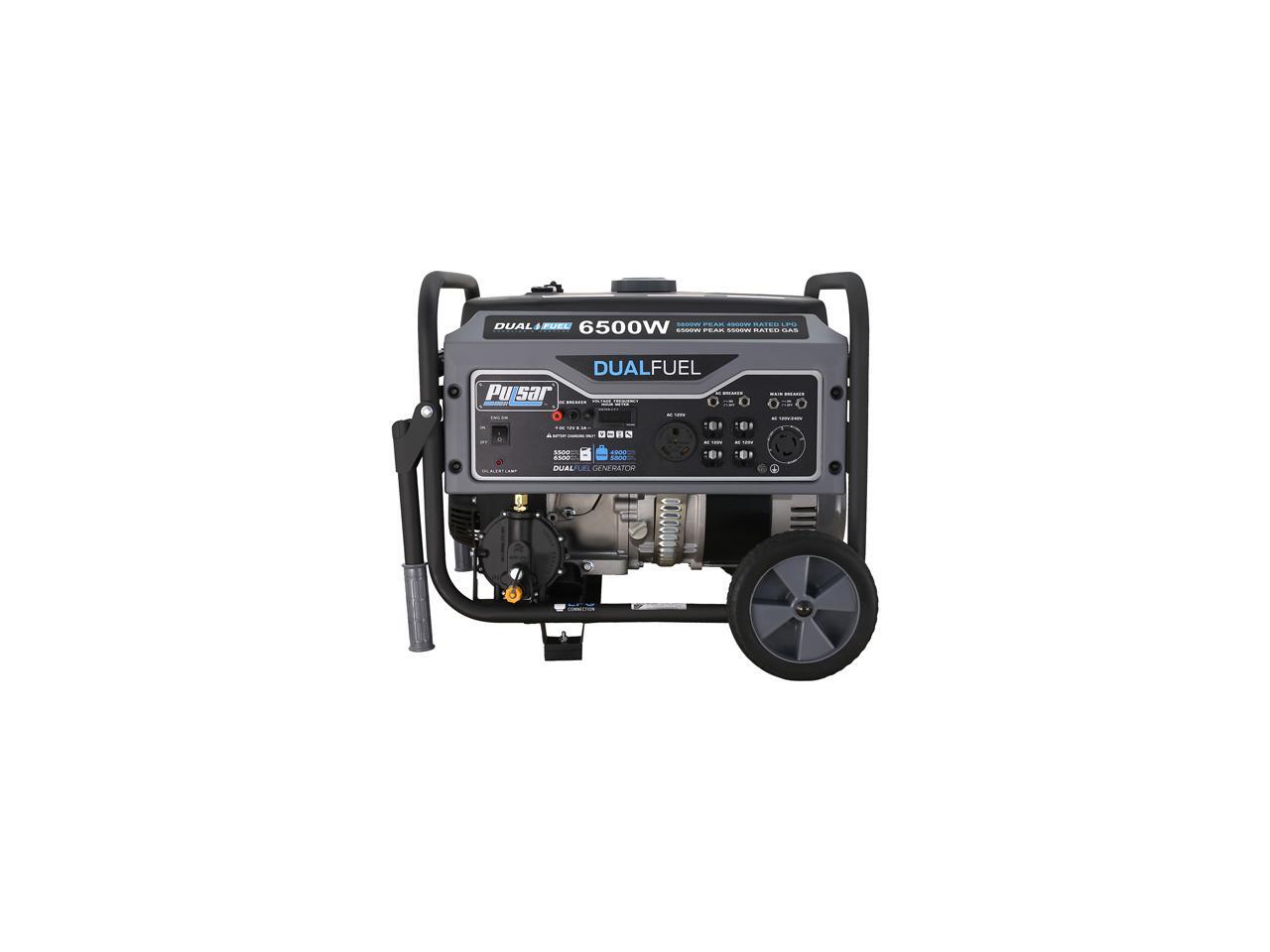 Pulsar G65BN Portable Gas/LPG Dual Fuel Generator - Newegg.com