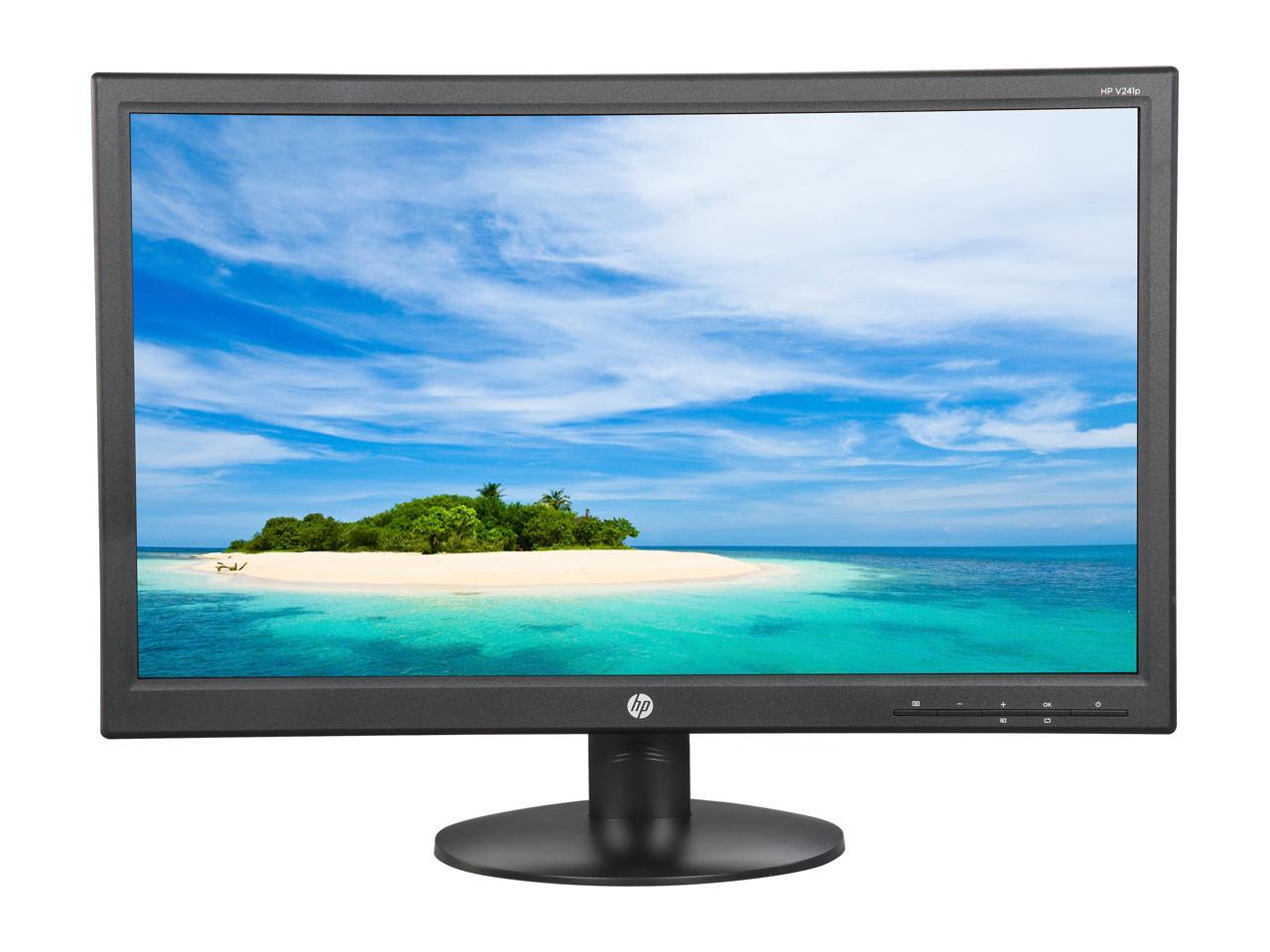HP Business Smart buy V241P 23.6" Black 1920x1080 LED Backlight LCD ...