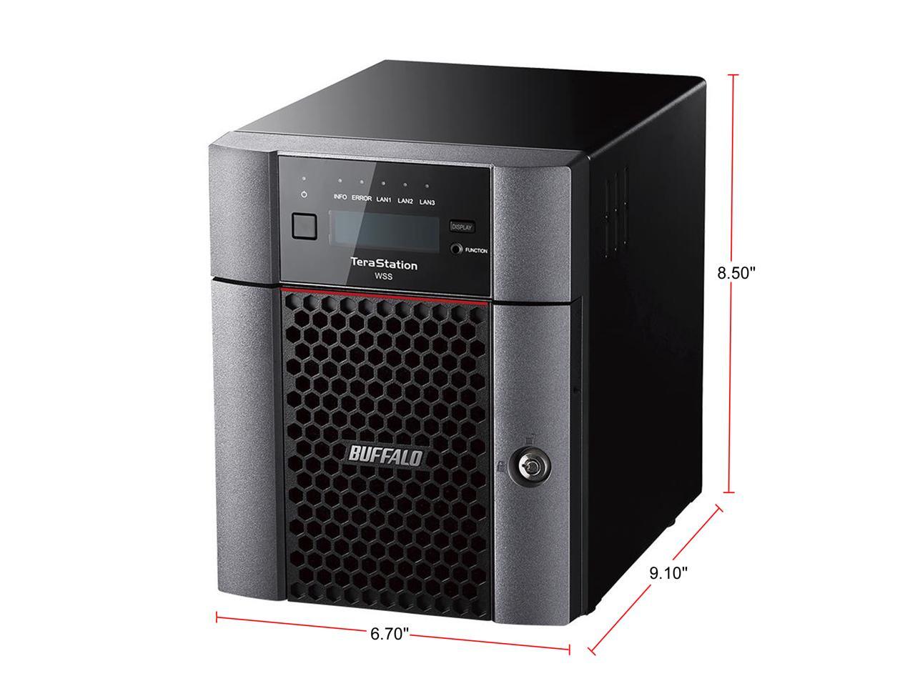 Buffalo TeraStation WS5420DN NAS Storage System - Intel Atom C3338 Dual ...