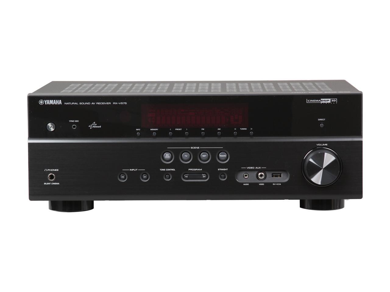 Yamaha RX-V575 7.2 Channel Network AV Receiver - Newegg.com