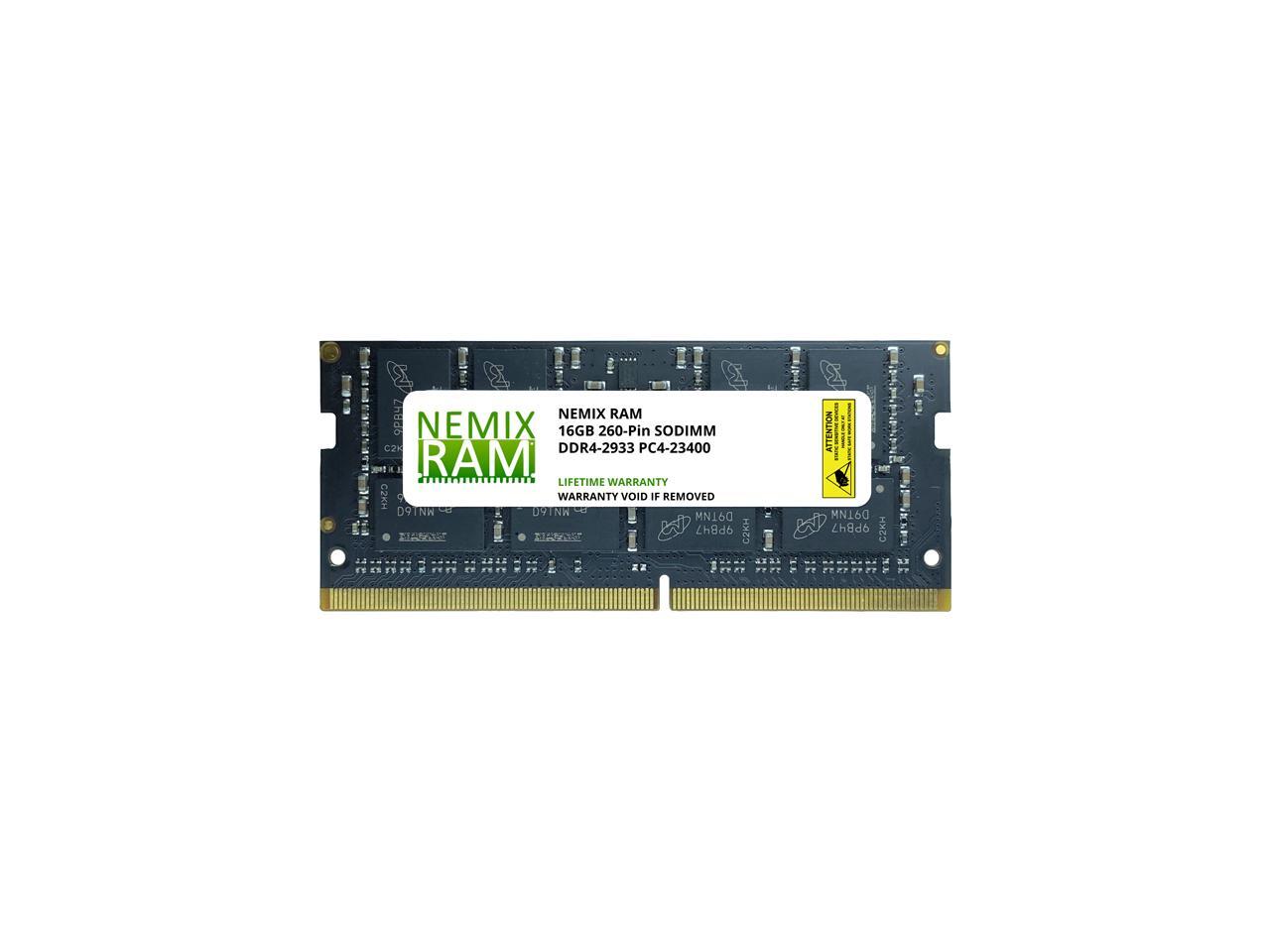 16GB DDR4-2933 PC4-23400 SO-DIMM Laptop Memory by Nemix Ram - Newegg.com