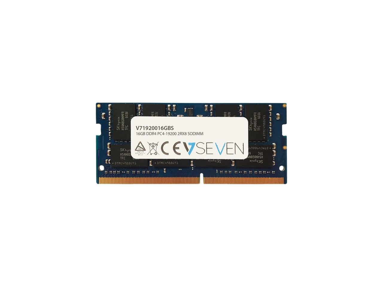V7 - V71920016GBS - V7 16GB DDR4 SDRAM Memory Module - 16 GB (1 x 16 GB) - DDR4 SDRAM - 2400 MHz ...