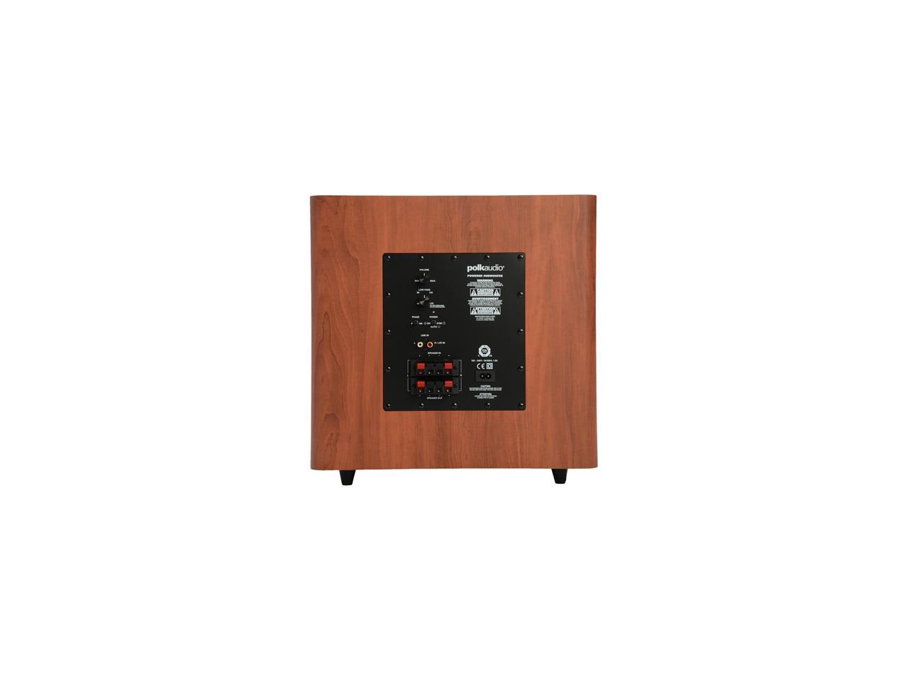 Polk Audio PSW125 12" Powered Subwoofer,Single,Cherry - Newegg.com