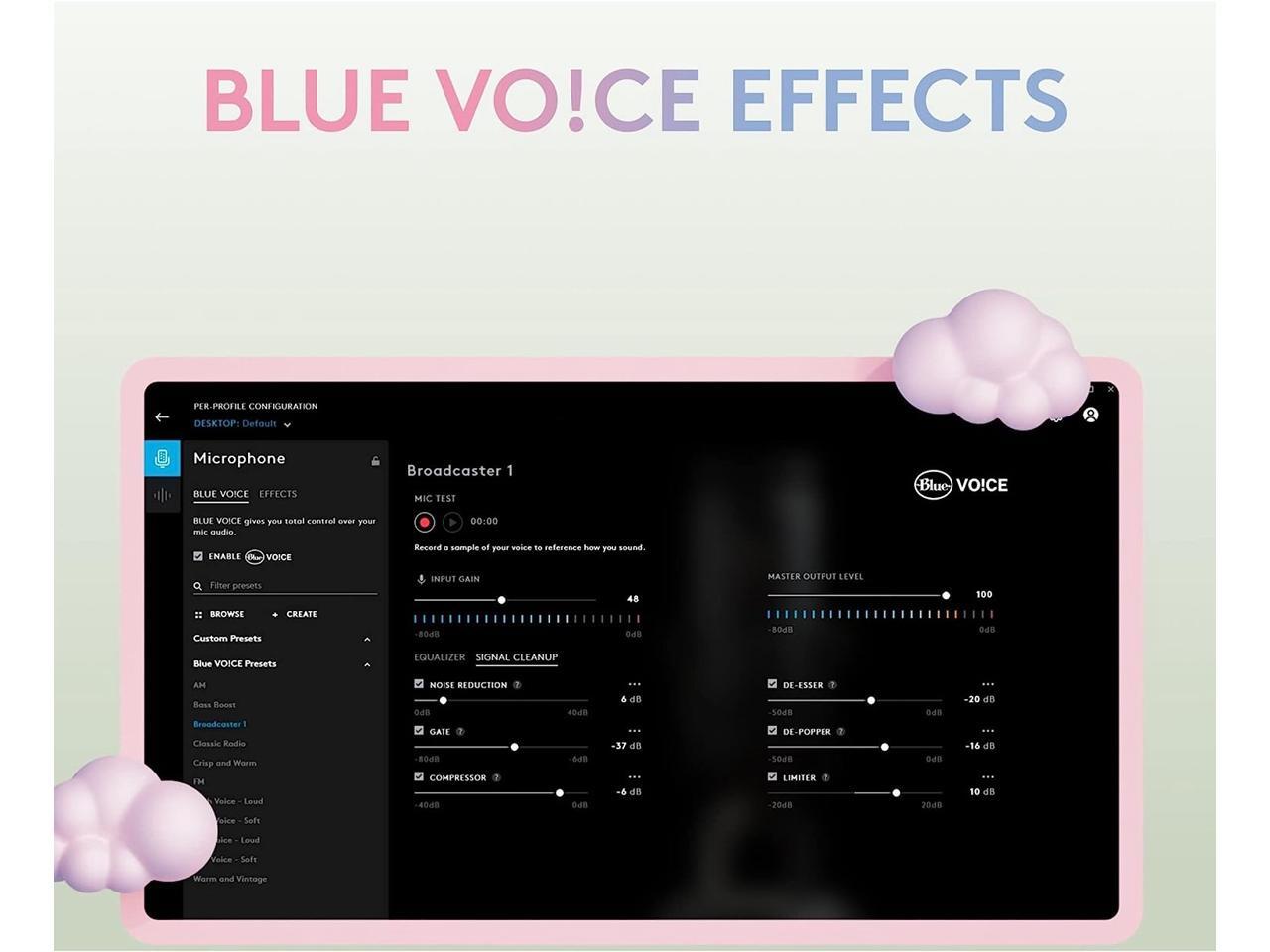 Logitech Blue Yeti Premium USB Gaming Microphone for Streaming, Blue VO ...