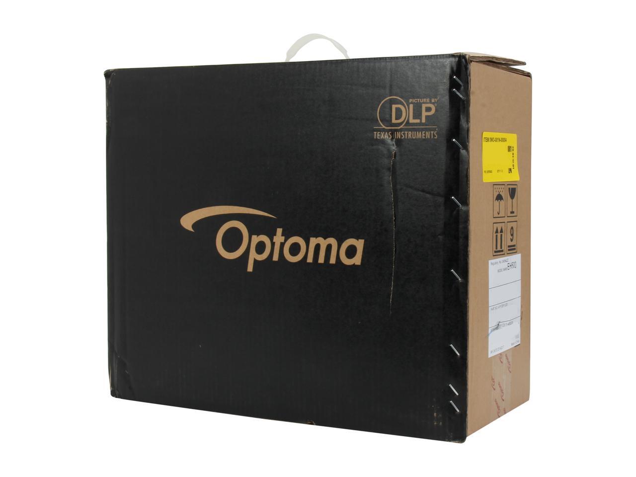 Optoma EH500 1920 x 1080 HD 4700 ANSI Lumens, Dual HDMI & VGA Inputs ...
