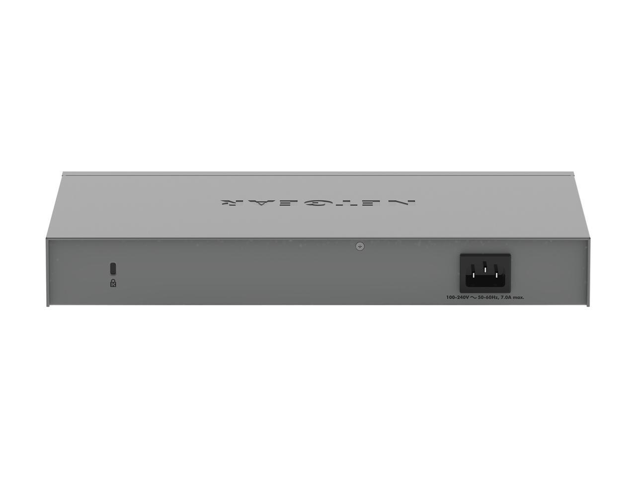 NETGEAR 10-Port Multi-Gigabit/10G Ethernet Smart Managed Pro PoE Switch ...