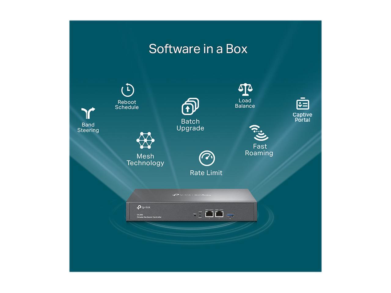 TP-Link Omada Hardware Controller | SDN Integrated | 2 Gigabit Port + 1 ...