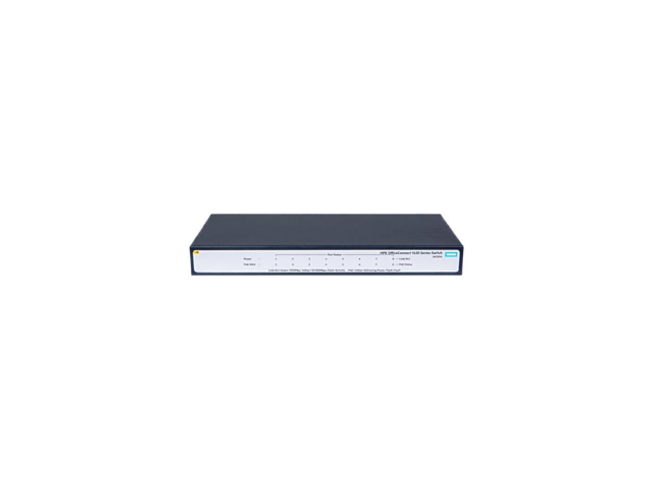 HPE OfficeConnect 1420 8-Port PoE Gigabit Ethernet Unmanaged Switch ...