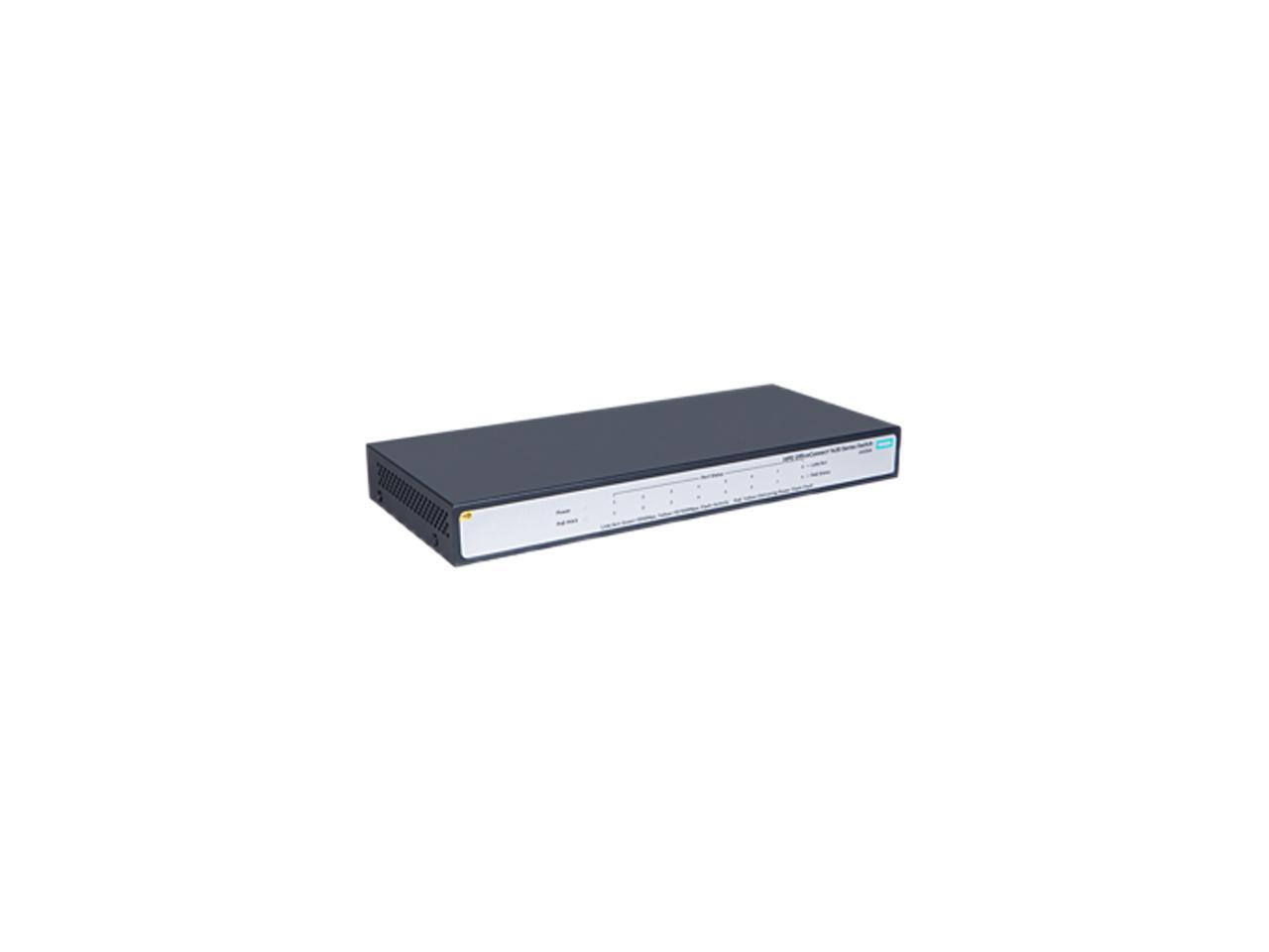 HPE OfficeConnect 1420 8-Port PoE Gigabit Ethernet Unmanaged Switch ...