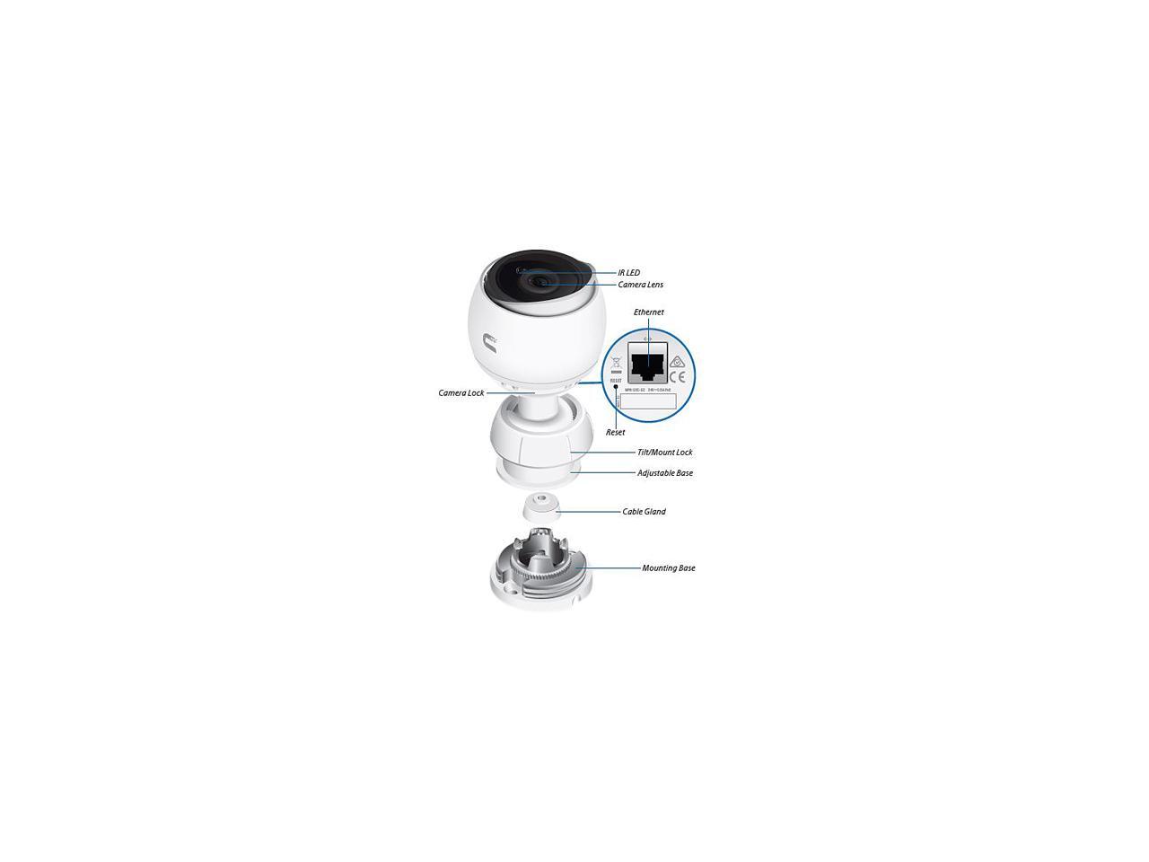 Ubiquiti Networks UniFi G3 Series HD 1080p PoE Outdoor Bullet Security ...