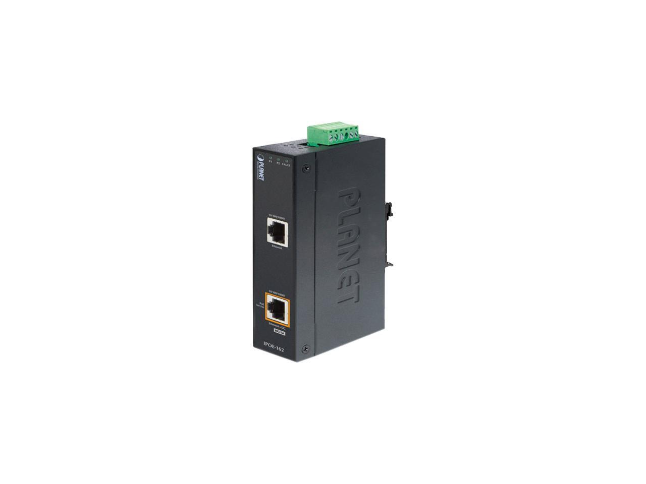Planet IPOE-162 Industrial IEEE 802.3at Gigabit High Power Over ...