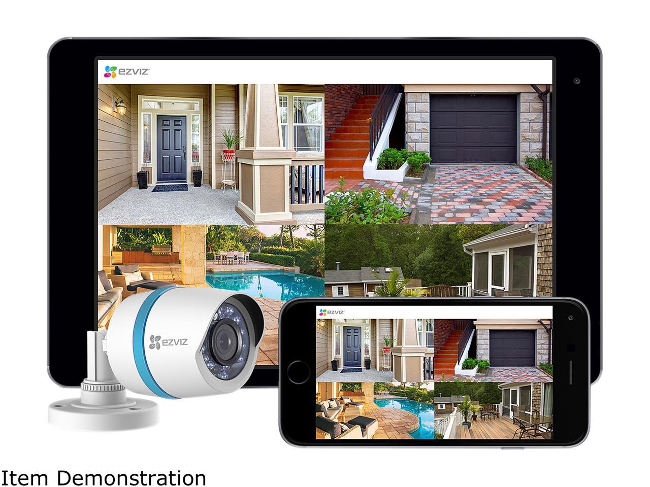 EZVIZ Outdoor 4MP IP PoE Video Security Surveillance System, 8 ...