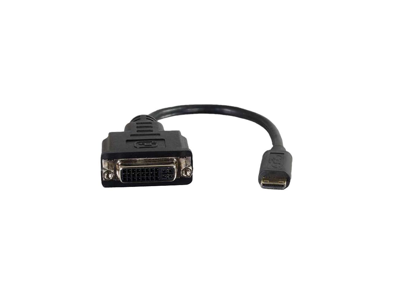 C2g Mini Hdmi To Dvi Adapter - Mini Hdmi To Dvi Converter - M/F ...