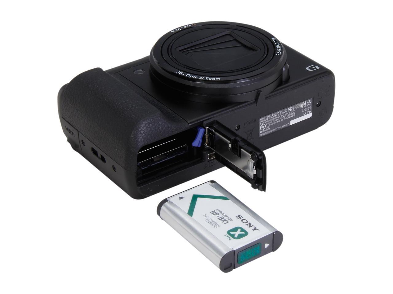 SONY Cyber-shot HX50V DSC-HX50V/B Black 20.4 MP Digital Camera HDTV ...