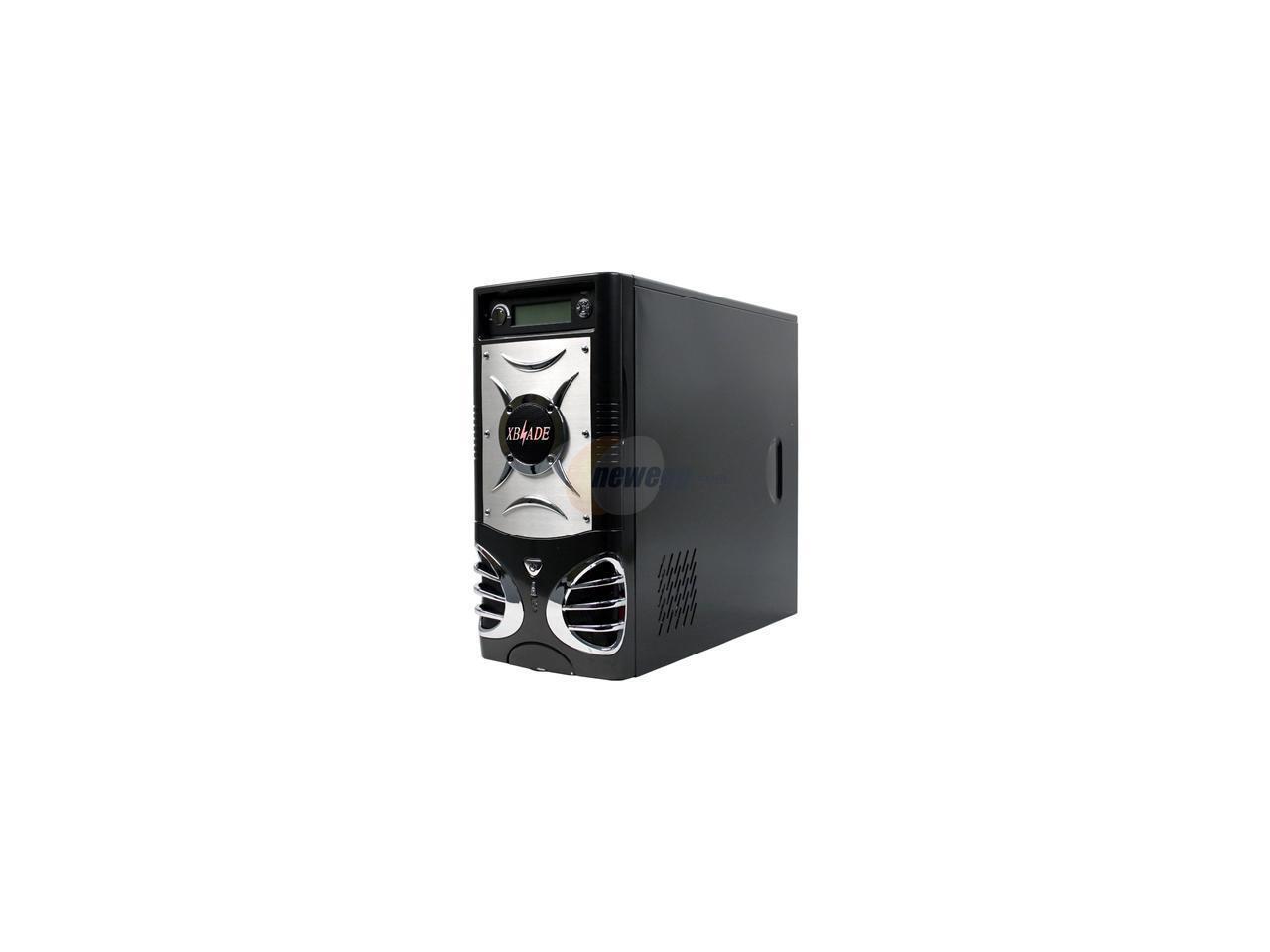Open Box: ATOP XBlade AT859A-BK-LCD Black/Silver Computer Case - Newegg.ca