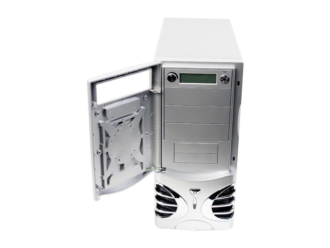 ATOP XBlade AT859A-SV-LCD Silver Computer Case - Newegg.com
