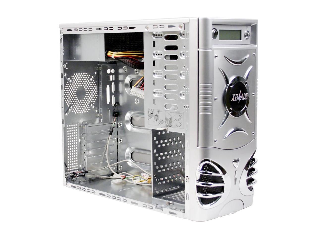 ATOP XBlade AT859A-SV-LCD Silver Computer Case - Newegg.com