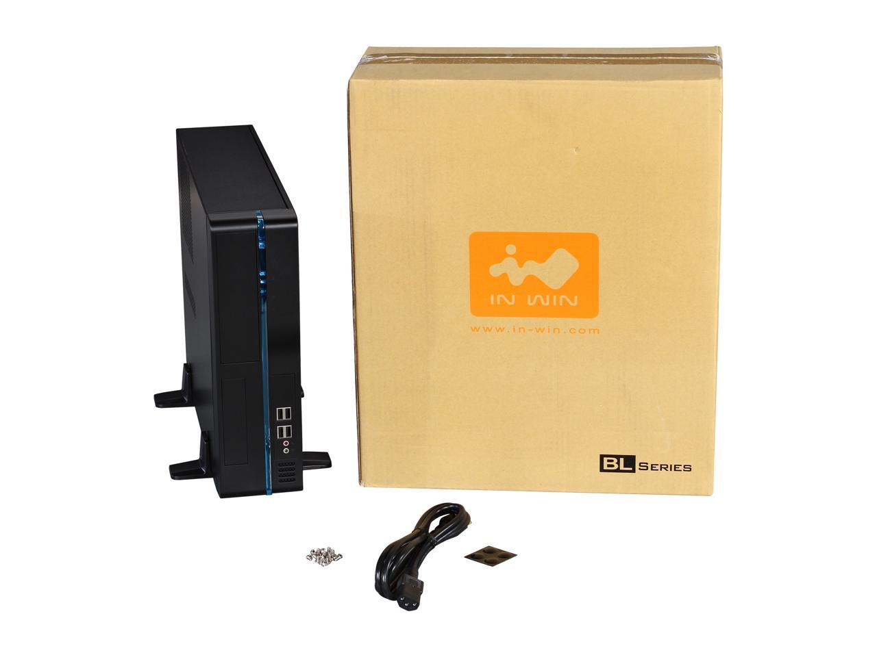 In Win BL631 SFF mATX Slim case with IP-S300FF1-0 H Haswell Ready power ...