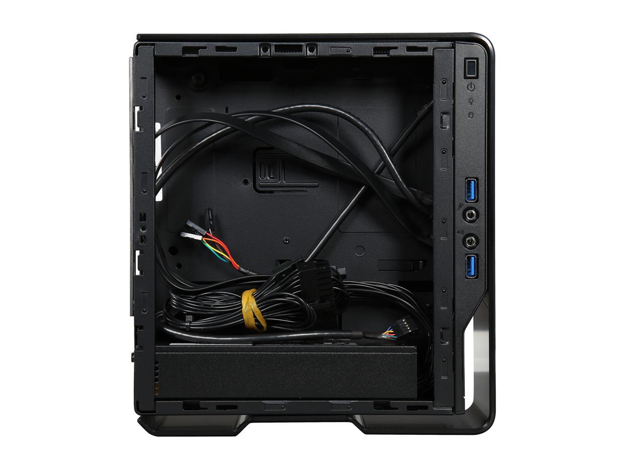IN WIN Chopin Black Aluminum, SECC Mini-ITX Tower Case 150W Power ...
