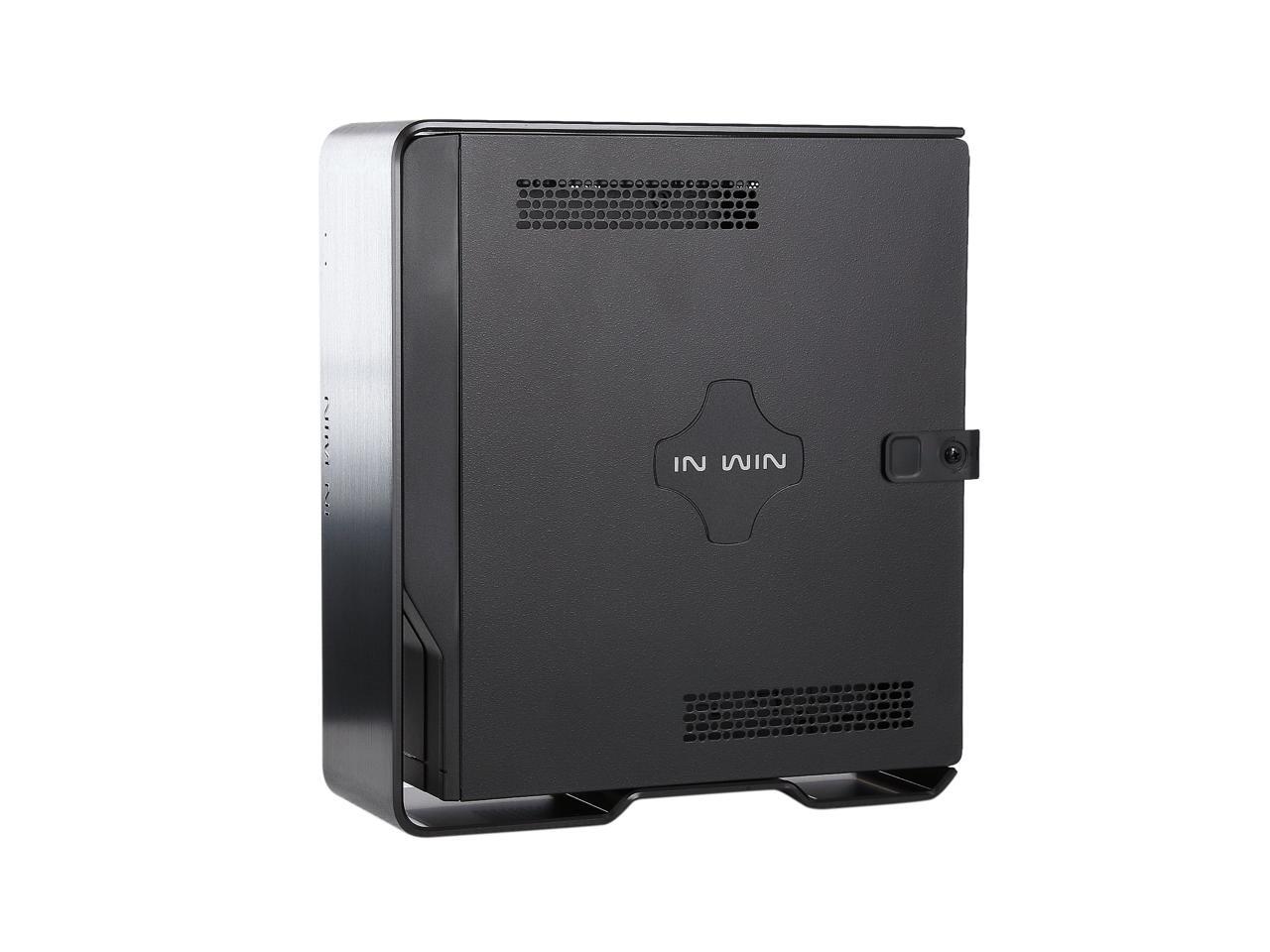 IN WIN Chopin Black Aluminum, SECC Mini-ITX Tower Case 150W Power ...