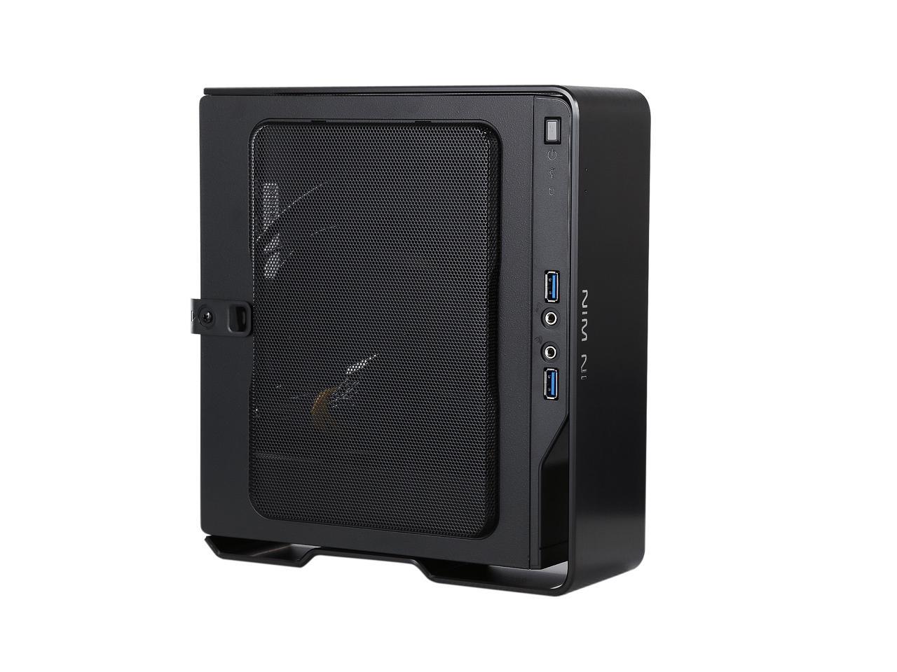 IN WIN Chopin Black Aluminum, SECC Mini-ITX Tower Case 150W Power ...