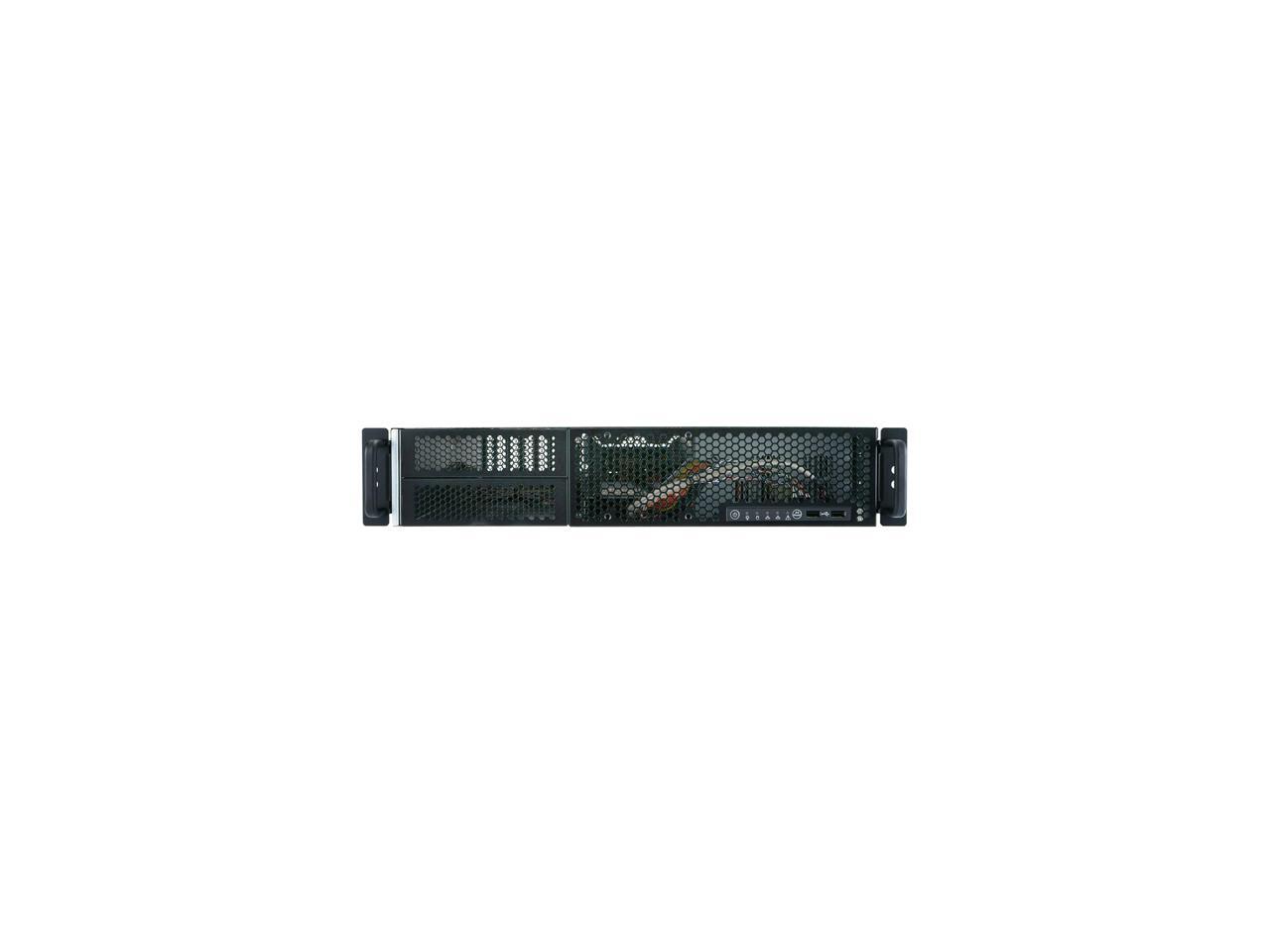 IN WIN IW-R200-02N Silver 2U Rackmount Open-Bay 2U Short Depth Server ...