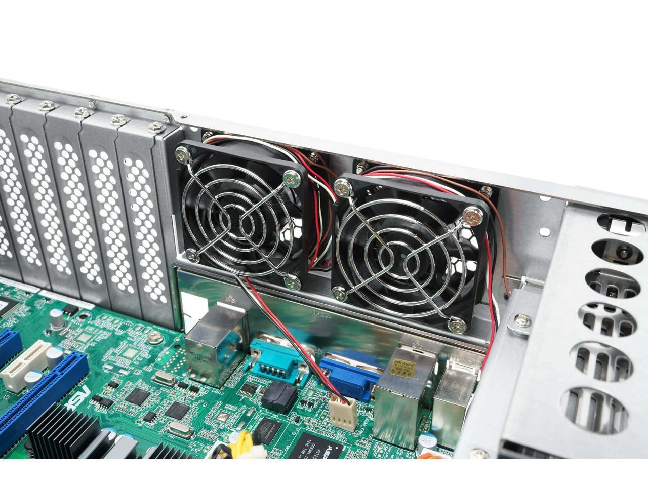 IN WIN Open Bay 3U Short Depth Server Chasis With 500W Power Supply ...