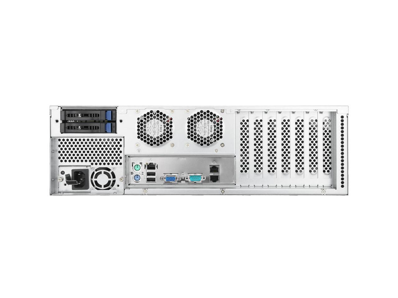 IN WIN Open Bay 3U Short Depth Server Chasis With 500W Power Supply ...