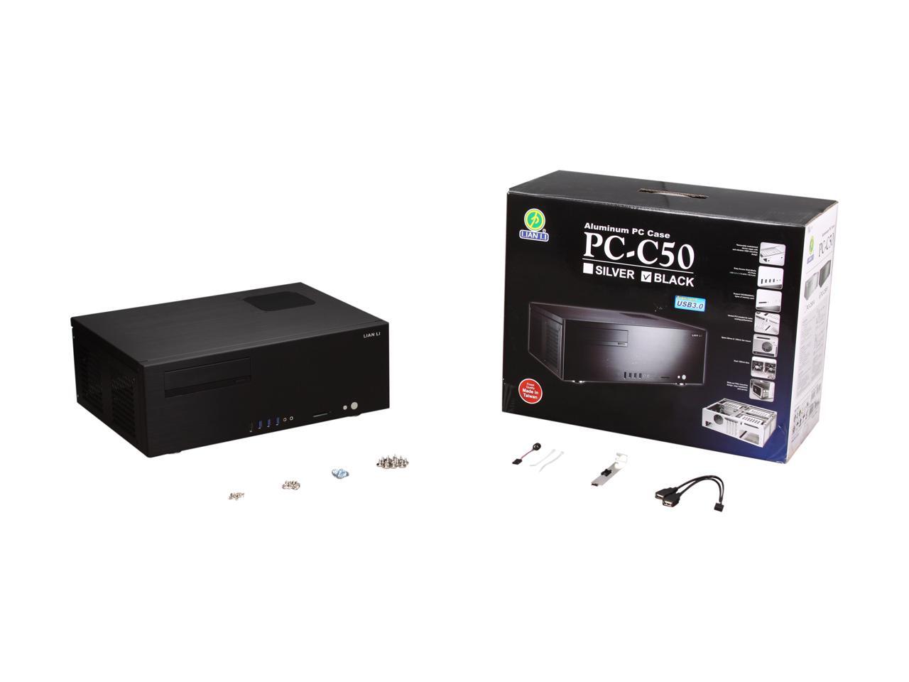 LIAN LI Black PC-C50B Micro ATX Media Center / HTPC Case - Newegg.com