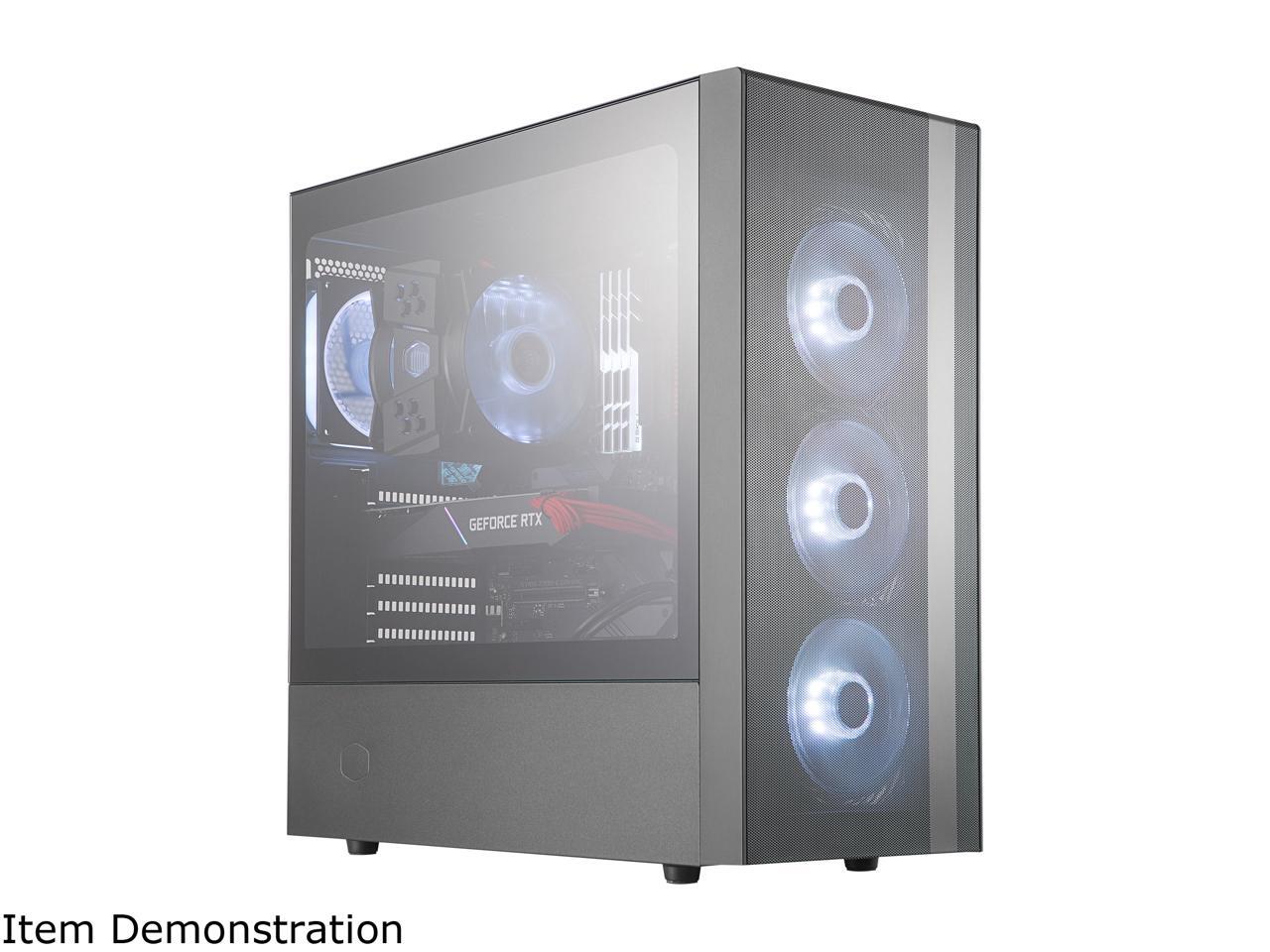 Cooler Master MasterBox NR600 w/ Front Mesh and Tempered Glass - Newegg.com