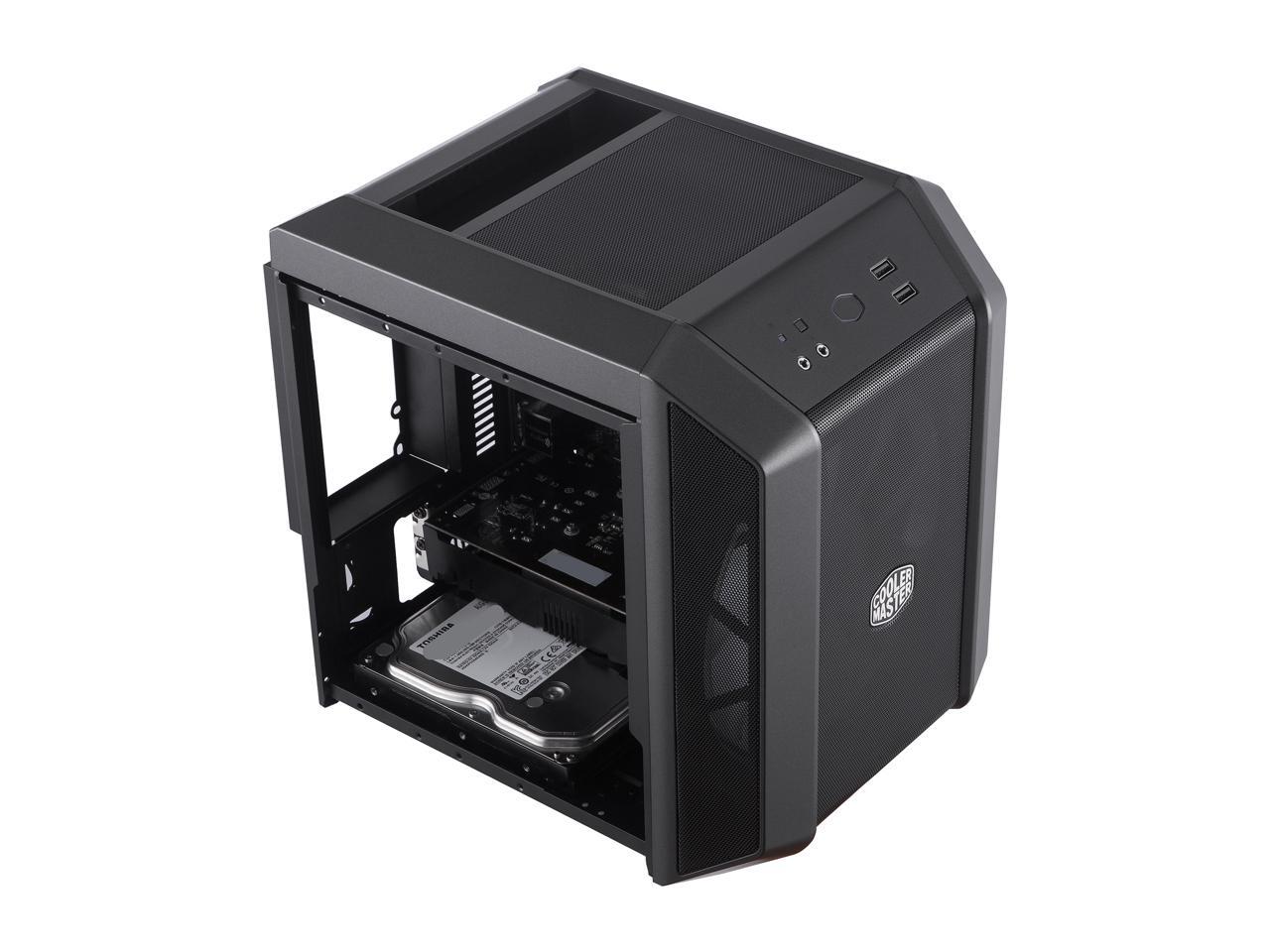 Cooler Master MasterCase H100 Mini-ITX Case w/ 200mm RGB Fan, Mesh ...