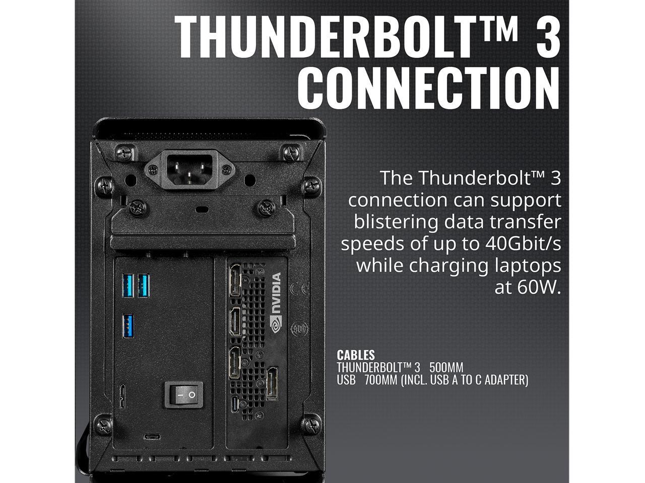 Cooler Master MasterCase EG200 Thunderbolt 3 External Graphics Card ...