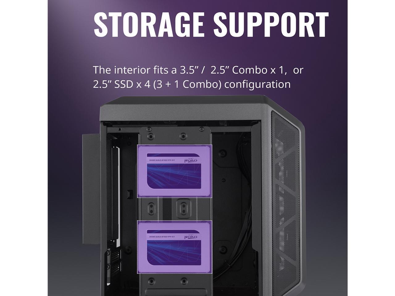 Cooler Master MasterCase H100 ARGB - Mini-ITX PC Case with High-Volume ...